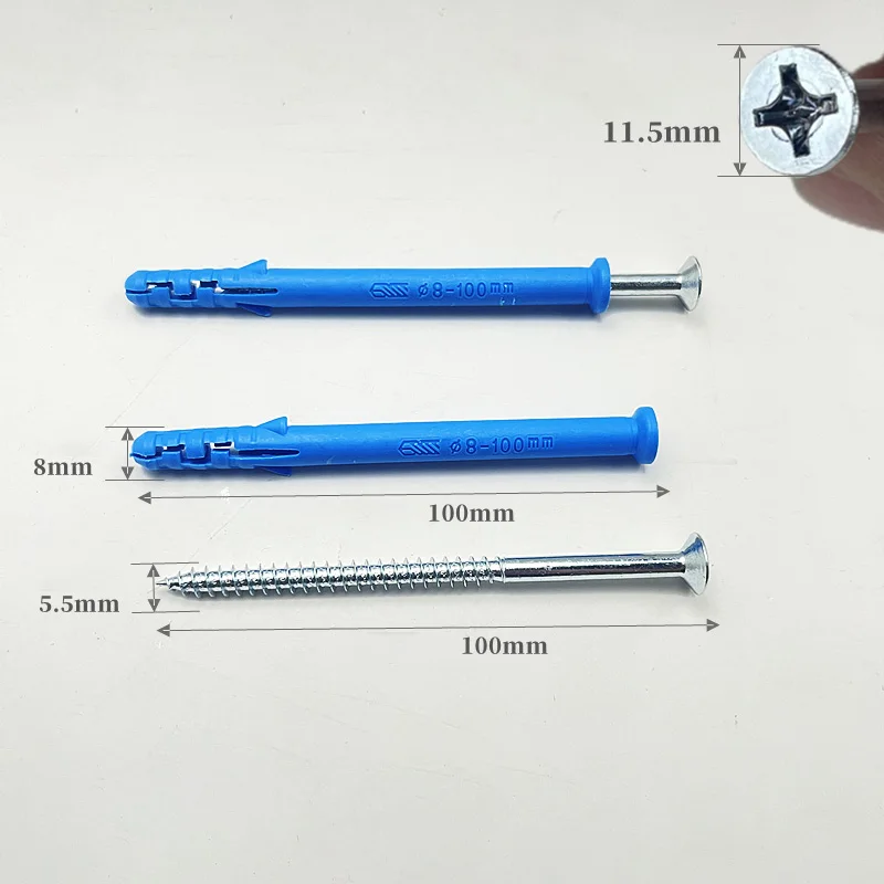 Fastener Plastic Expansion Anchor Screw Plastic Expansion Bolt - Buy ...