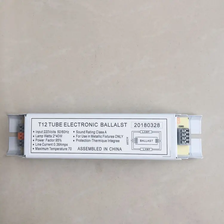 2X36W Electronic Ballast for Fluorescent Lamps - 0.98 Power Factor, EMC ...