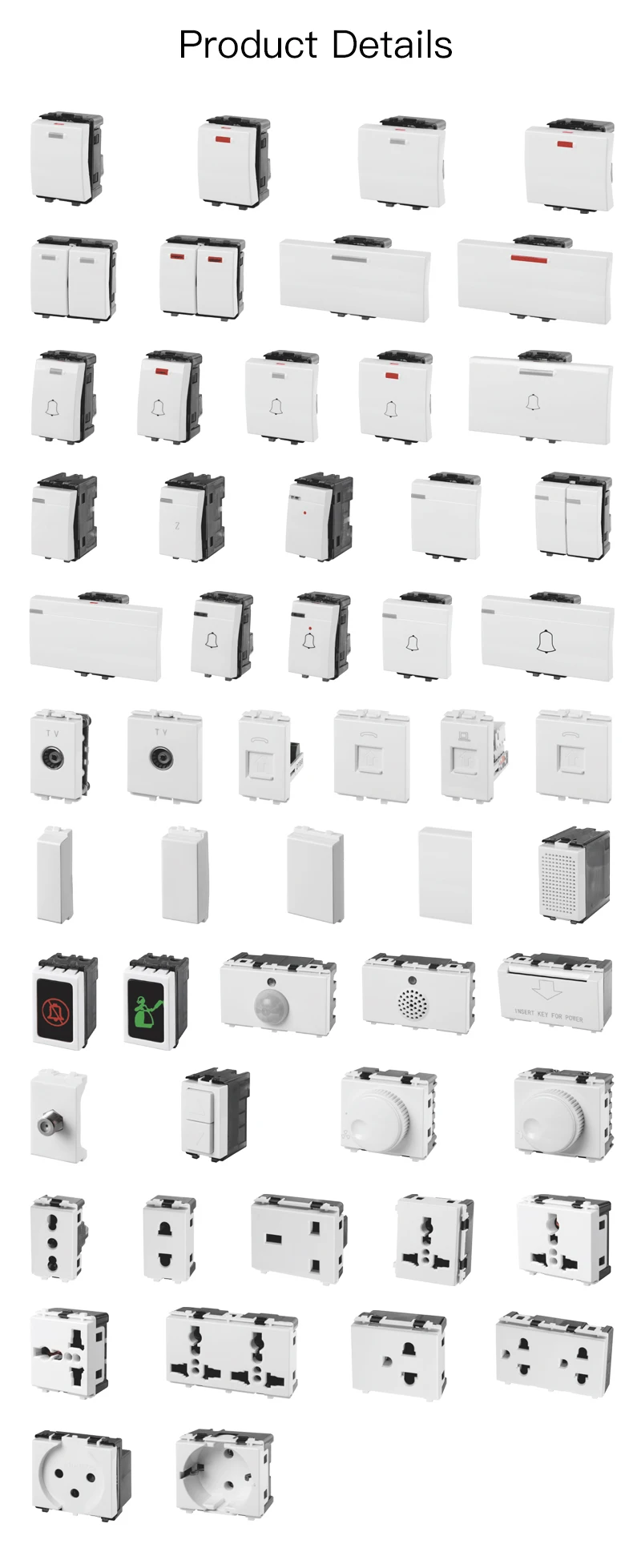 Futina Factory Schuko Socket Germany French Russia Electrical Switch ...