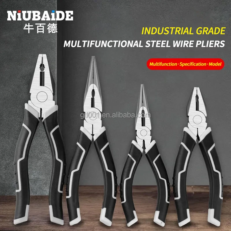 Powerful Vise Universal Steel Wire Pliers Industrial-grade Sharp-nosed ...