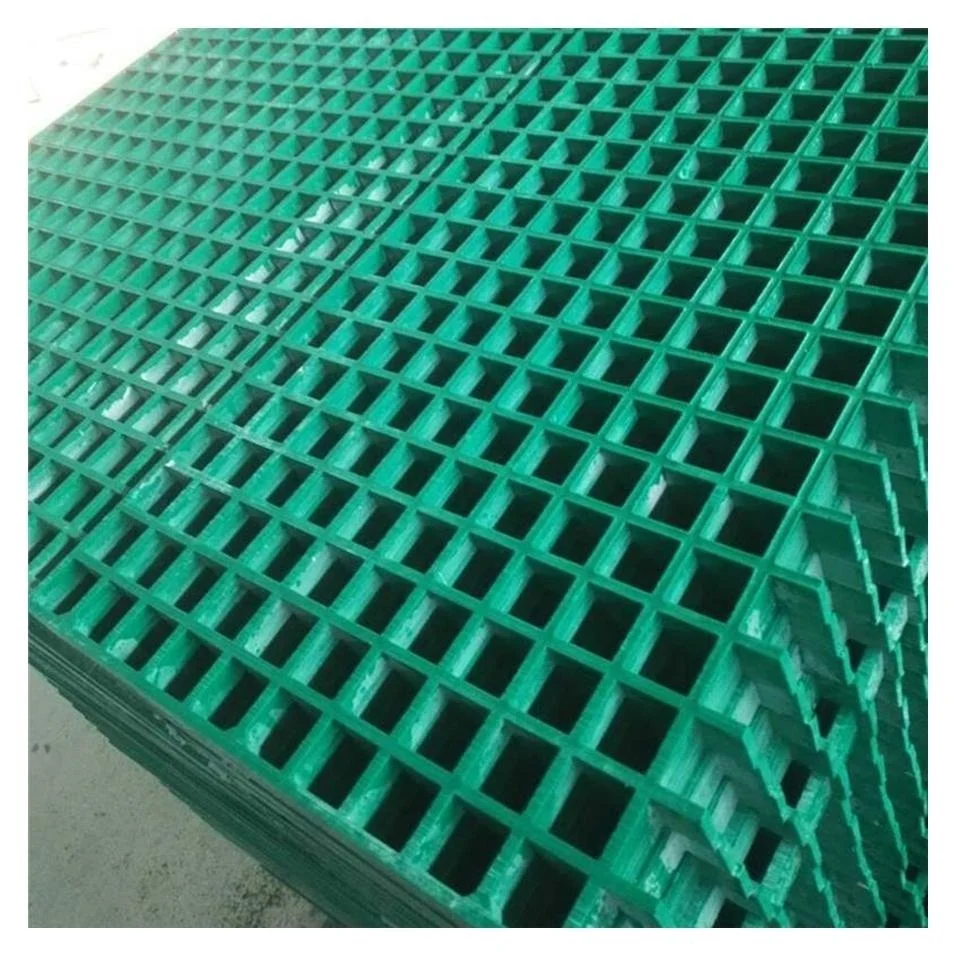 38*38mm Mesh Grid Frp Grp Composite Gratings Green Gritted Fiber ...