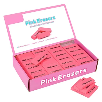 Wholesale 4b Pink Eraser Soft And Easy To Clean Students Eraser Custom ...