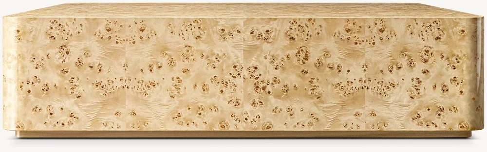 Modern Luxury Living Room Furniture Bardot Handcrafted Burl Plinth Coffee Table - Buy Plinth ...