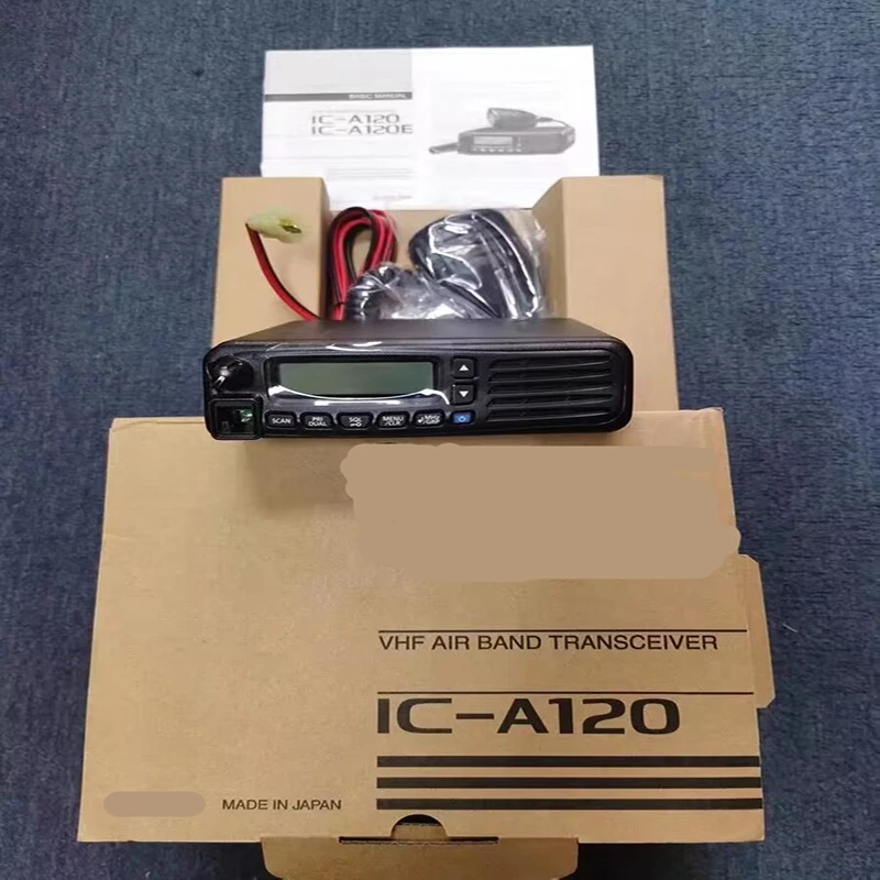 VHF 118.000-136.992MHz Air Band Mobile Radio IC-A120 with 10W Power ...