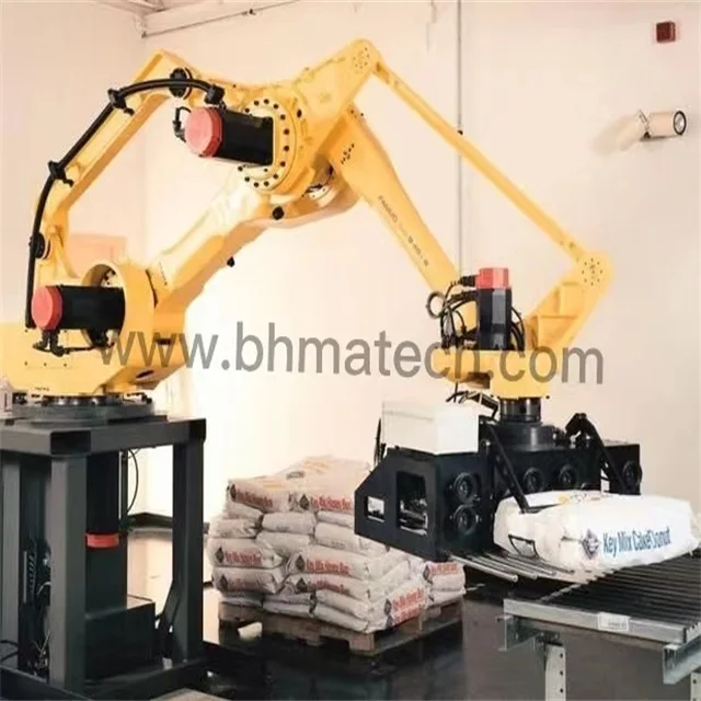 Automatic Concrete Mortar Robot Arm Palletizer for Cement Bag