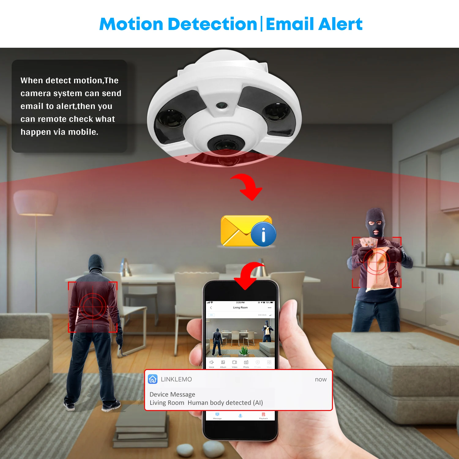 Eyessys Ultra 4k 8mp Hd Poe Fisheye Ip Camera Panoramic 360 Degree Wide ...