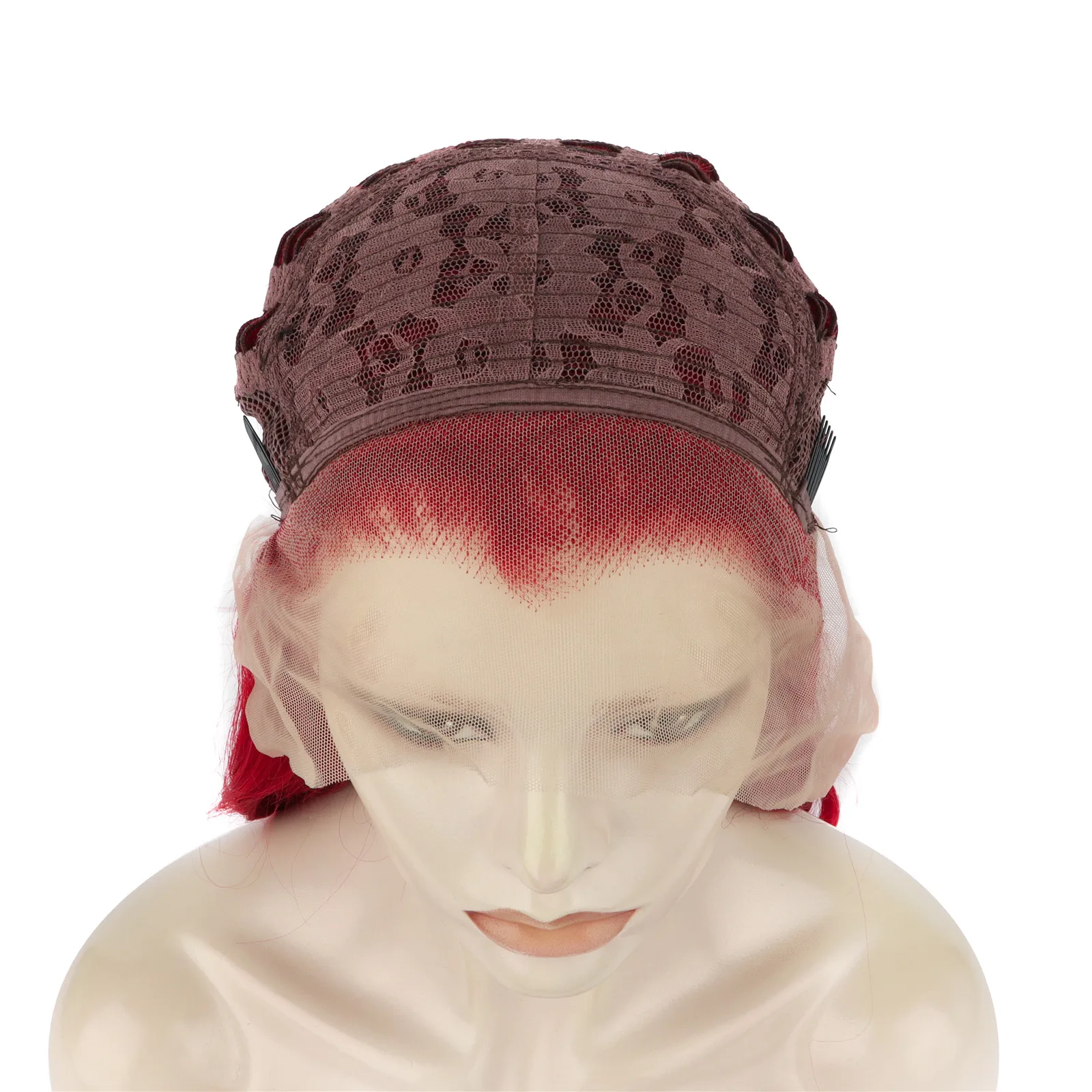 Celebrity Red Color Wave - Pre-Plucked Natural Hairline