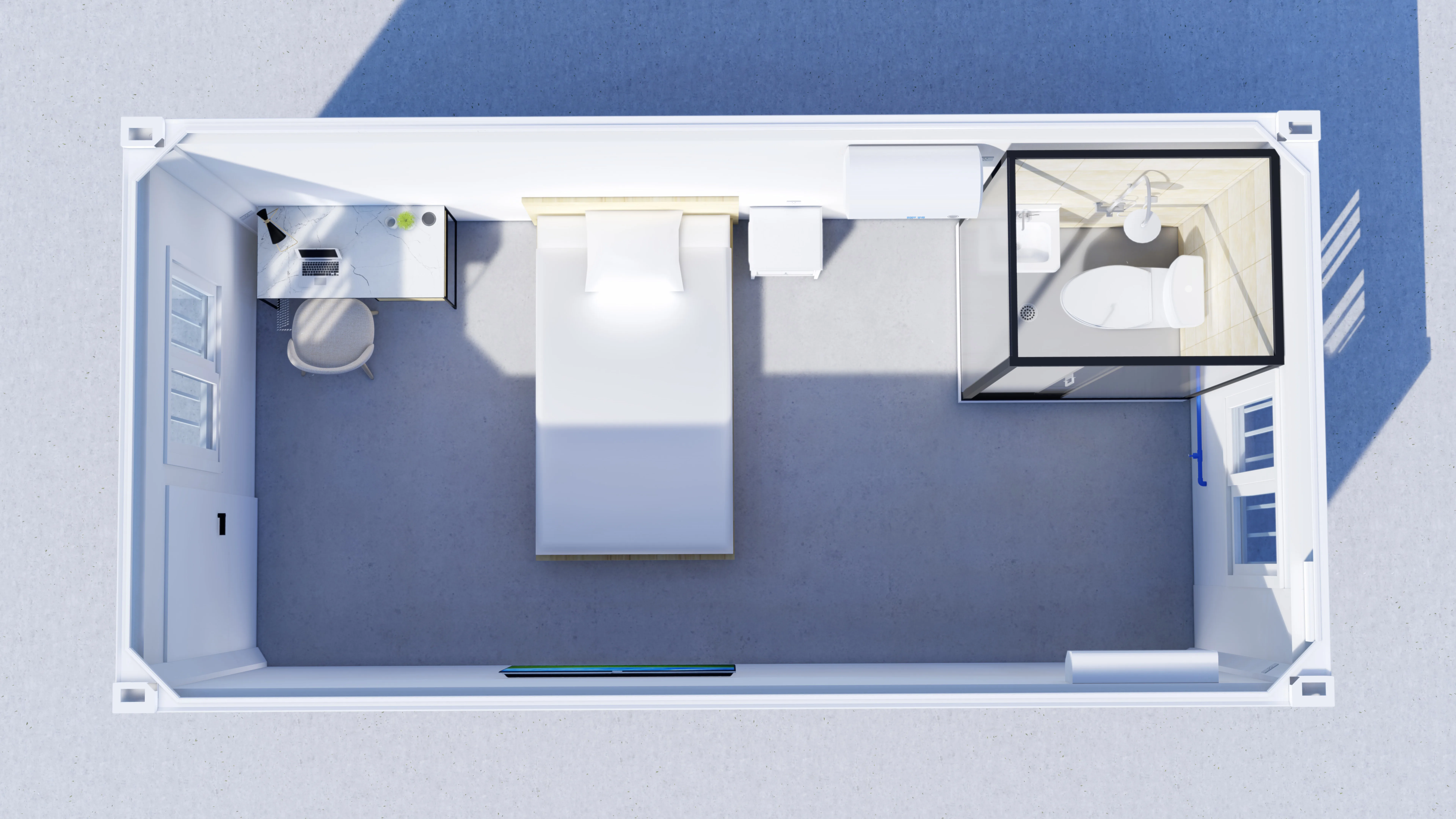 Mobile Container Toilets - Modern, Portable Restrooms