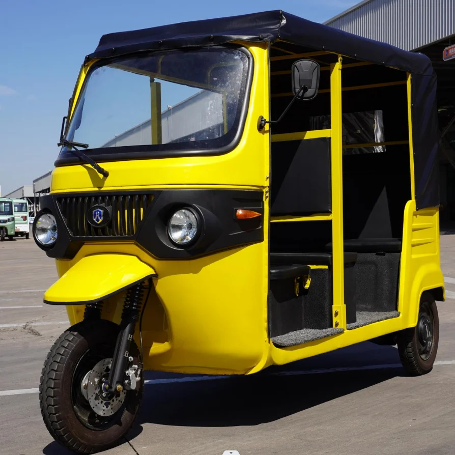 Powerful Electric Three Wheeler Cargo Tuk Tuk With Lithium Battery In ...