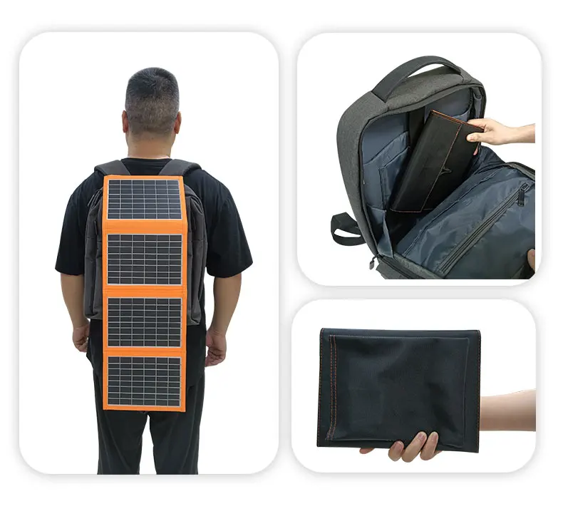 Mini Flexible Solar Panel Foldable Portable Solar Panels Portable with ...