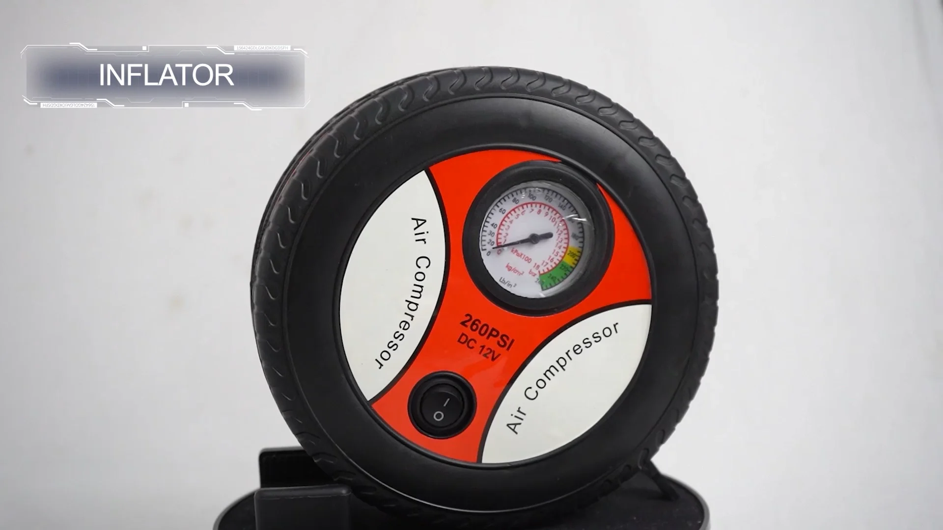 Dc 12v Mini Portable Heavy Duty Wheel Car Air Compressor For Tire ...