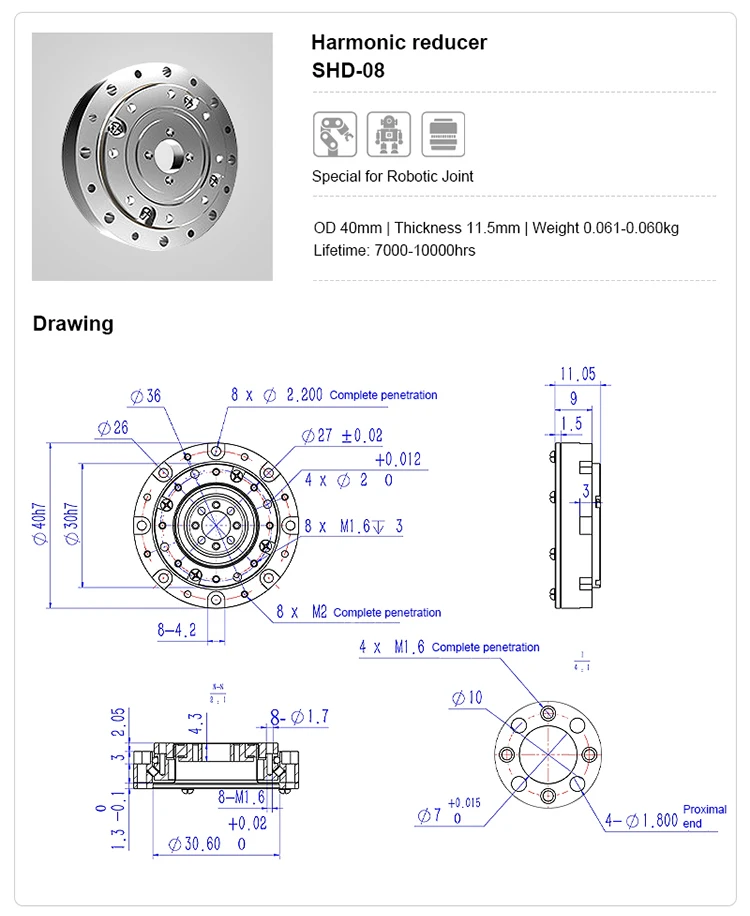 Harmonic Drive Mini Harmonic Gear - Assemble a 5th Axis