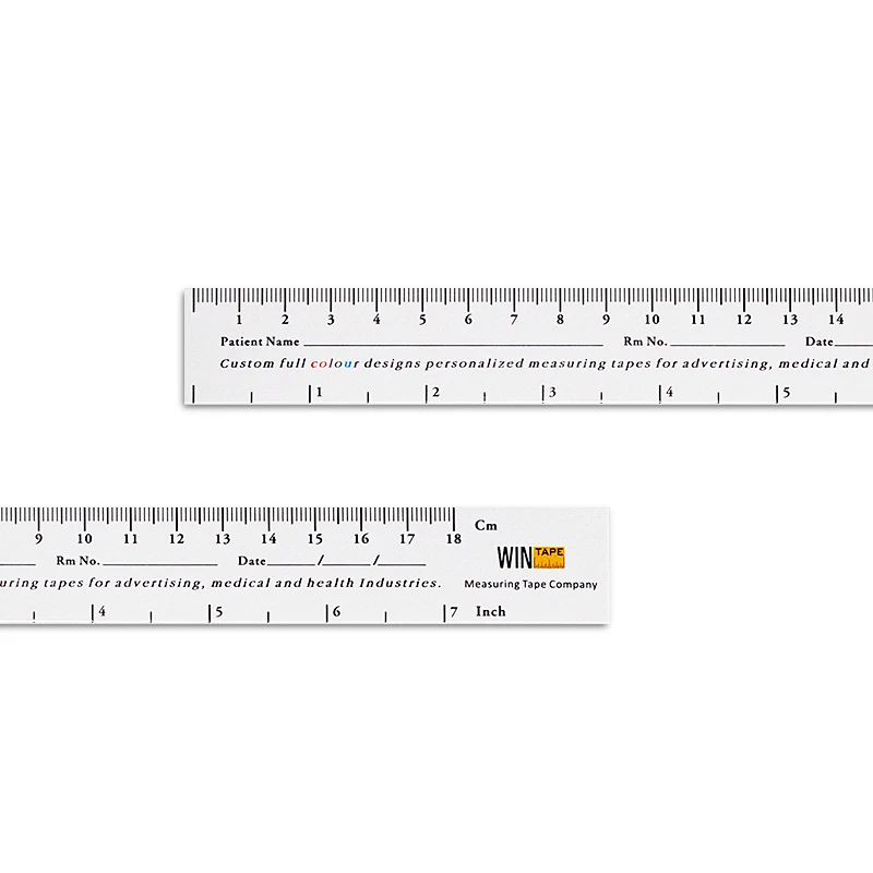 Wintape 18cm Wound Rulers - Printable, Disposable, Durable
