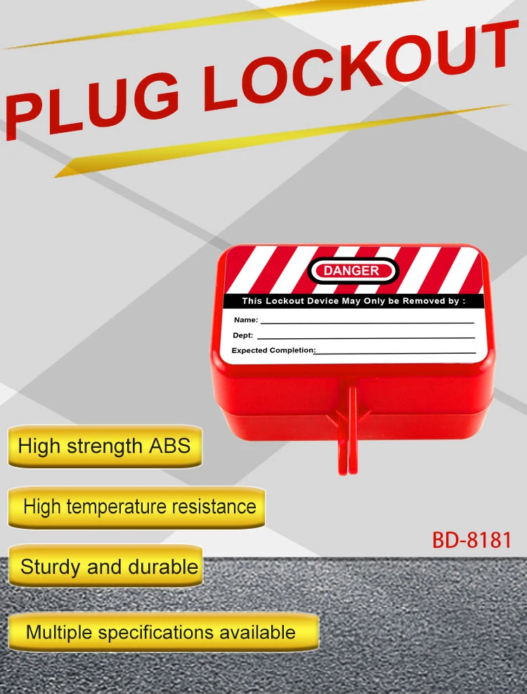 Polypropylene Plug Lockout Device For Lock Out Tag Out,Power Plug Lock ...