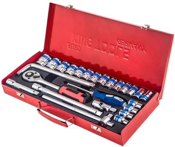 Auto Tools 25 Pcs 1/2"dr Socket Set - Buy German Socket Set,Socket ...