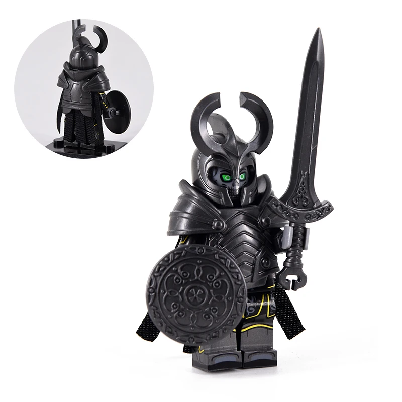 Medieval Knights Asgard Guard Military Soldiers Heavy Cavalry Warriors ...