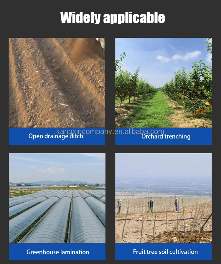 Portable Type Greenhouse Laminator Walk-behind Tractor Orchard Vineyard ...