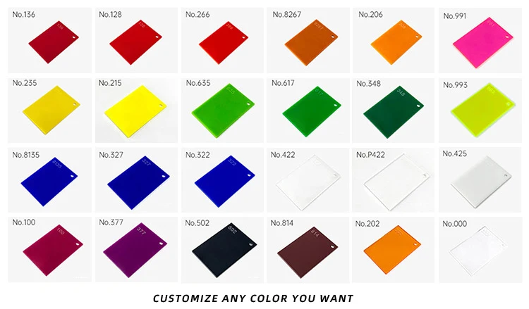 Custom 4x8ft Clear Plastic PS Sheets - Acrylic Boards