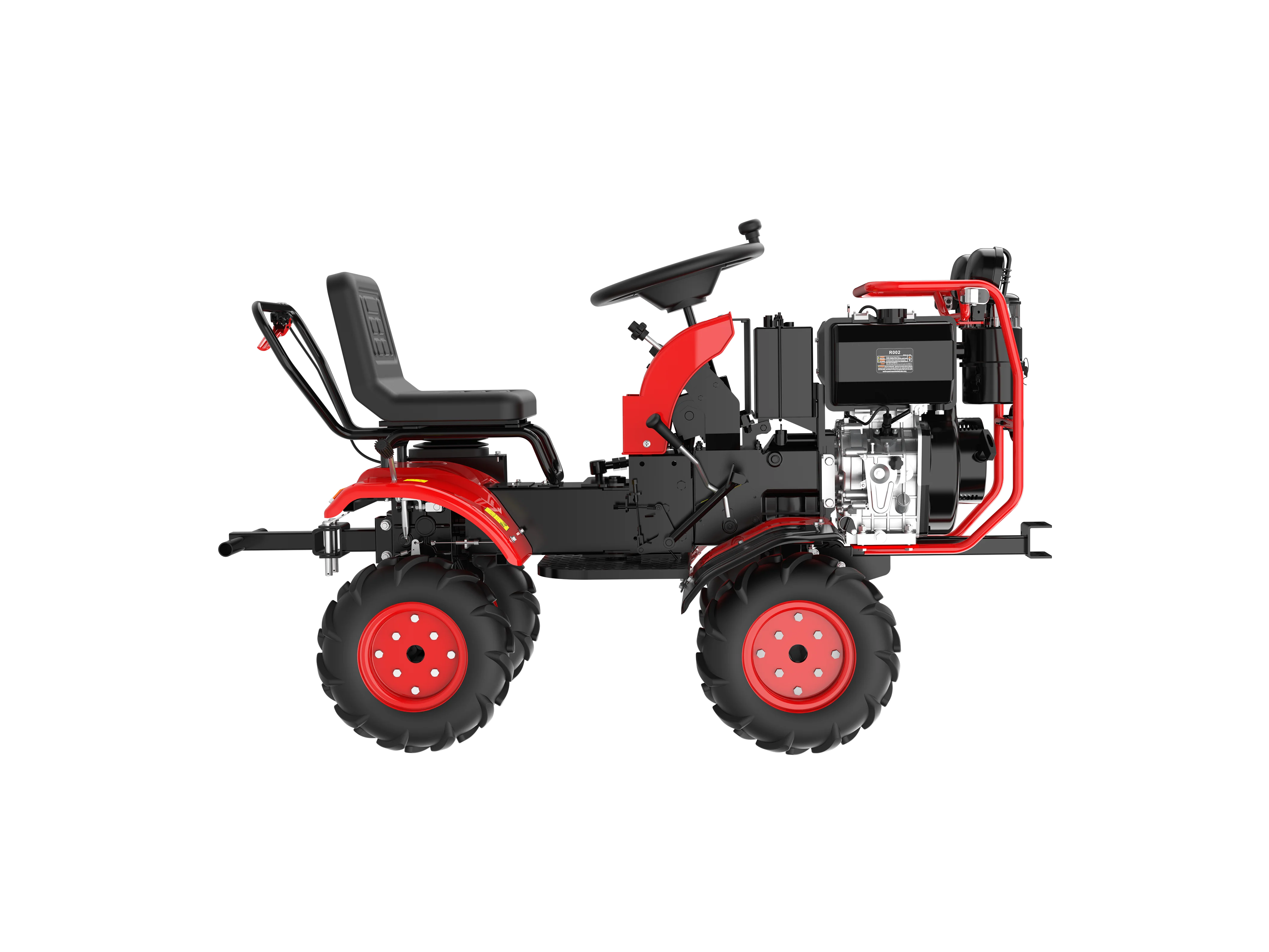 Alibaba.com: Hwasdan 11/13HP electric start micro tractor with ...