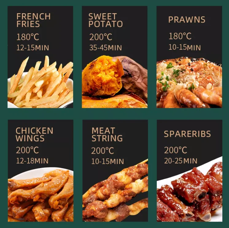 4.2 Liters Glass Pot Air Fryer Injection Housing With Sensor Touch ...