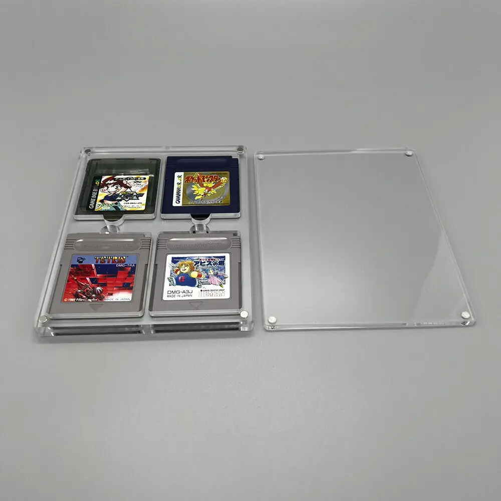 Custom Clear Acrylic Magnetic Gameboy Gameboy Color Cartridge ...