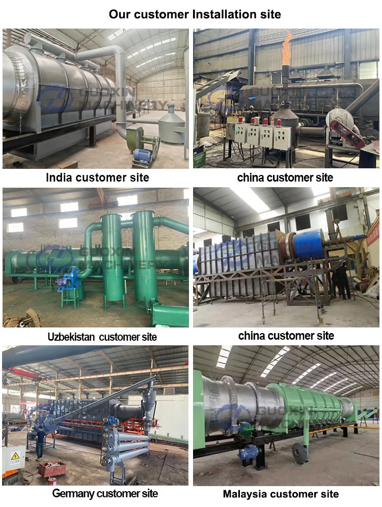 Continuous Production Horizontal Carbonization Furnace Bio Charcoal ...