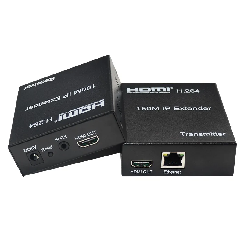 H.264 150m Hdmi Extender Over Ip Via Utp/stp Cat5e/6 Cable Extensor ...