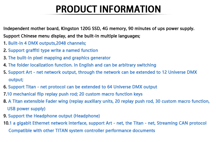 Mini Pearl 1024 Touch Stage Lighting Cm Console Channel Quartz Art Net ...