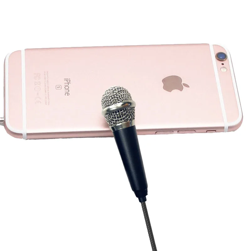 Small Mini Thumb Microphone 3.5mm Interface Handheld Wired Microphone ...