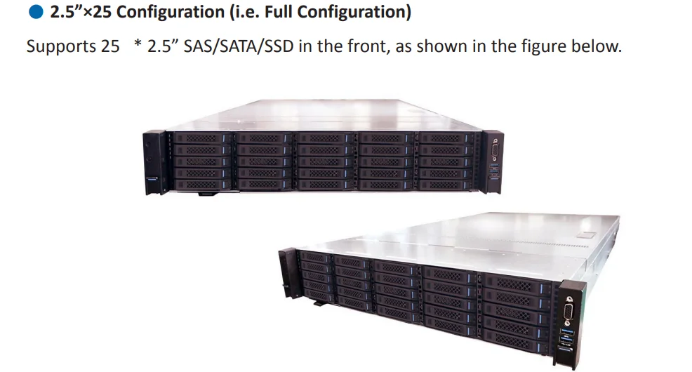 Inspur Nf5280m5 2u Dual-socket Rackmount Server In Tel Xeon Gold 5215 Processor 12lff 800w Power ...