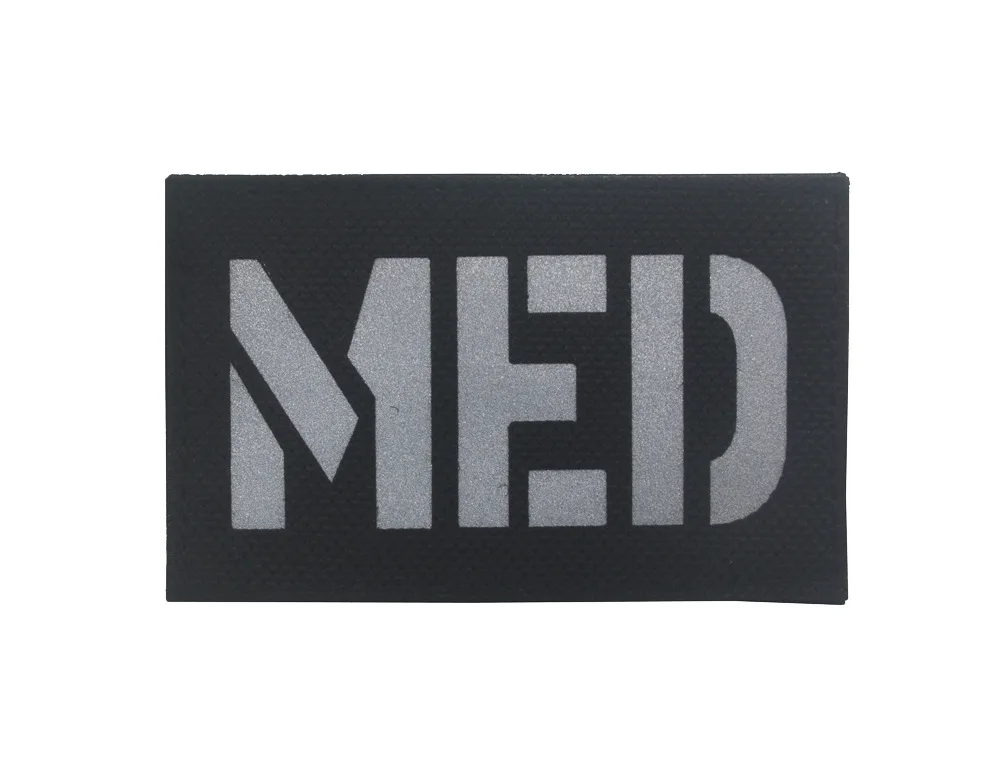 Fabric Embroidered Medic Identification Morale Patches With Hook Loop ...
