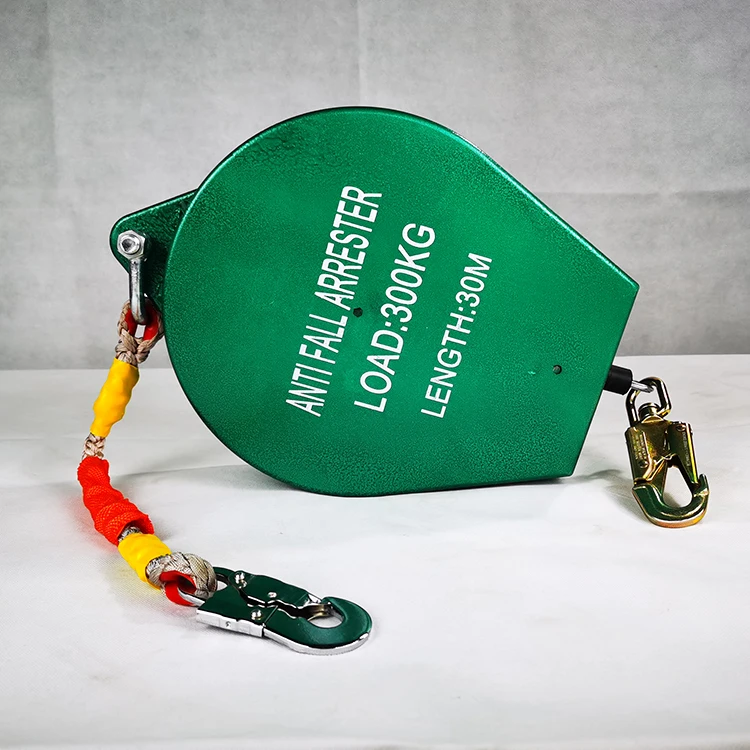 Portable Descender Fall Prevention Safety Rope Self Retractable Fall ...