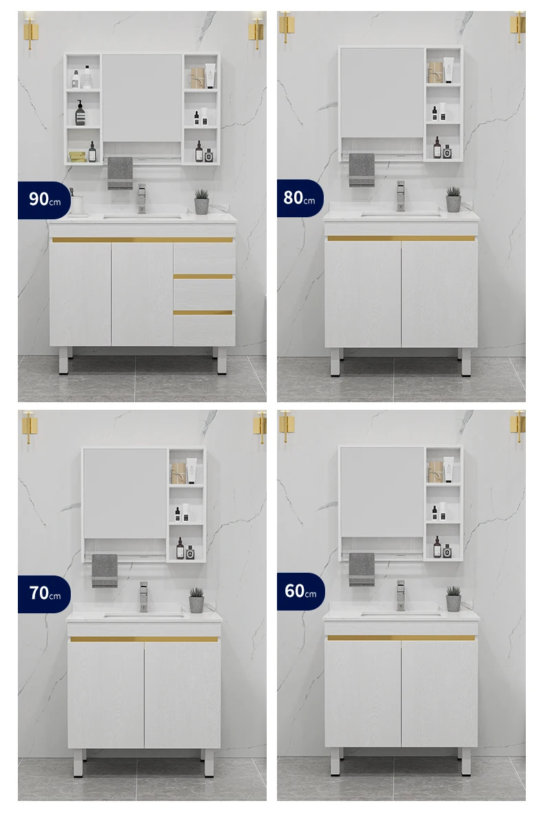 Hotel Washroom Furniture - Luxury Solid Wood Cabinets