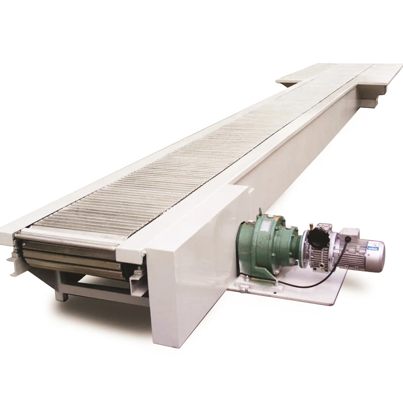 Modular Stainless Steel Slat Chain Conveyor Line Food Automation New ...