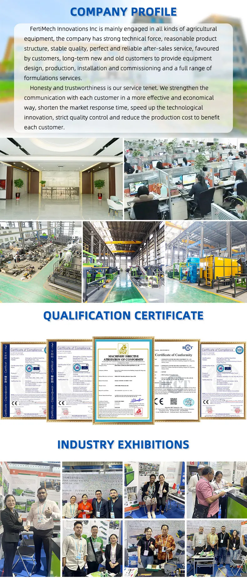 Automated Dairy Cow Composting Animal Manure Organic Fertiliser ...