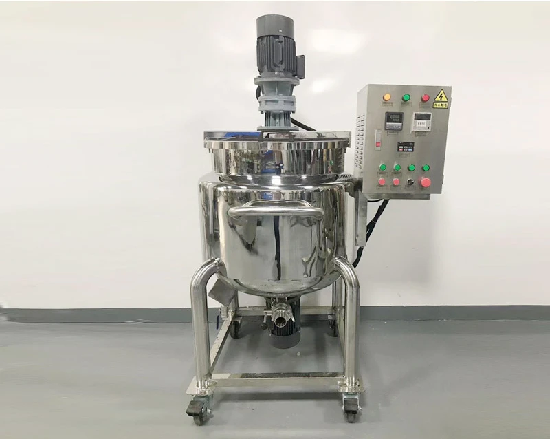 100l 500l 3000l Jacketed Mixing Tank Homogenizer Agitator Mixing Tank ...