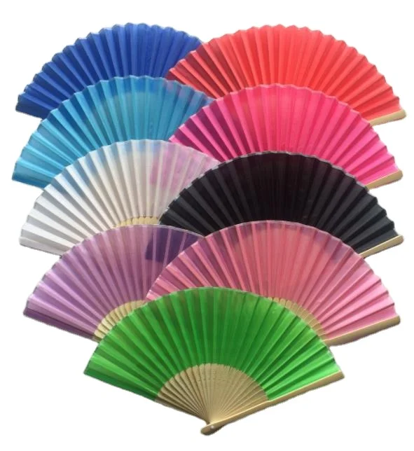 Wholesale Women’s Custom Small Bamboo Foldable Hand Fan