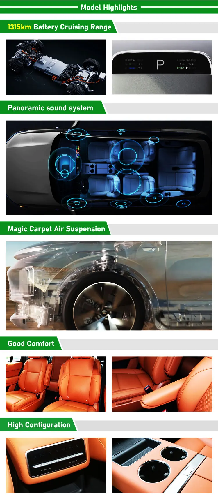 Automobile Black 2023 Hybrid Ev Ideal Lixiang Li Xiang One L7 Max Pro Plus L8 L9 Suv 6-seat ...