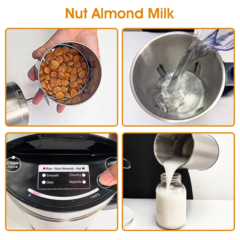 7 In 1 Soup/almond Milk Maker Machine With Stainless Steel Inner For ...