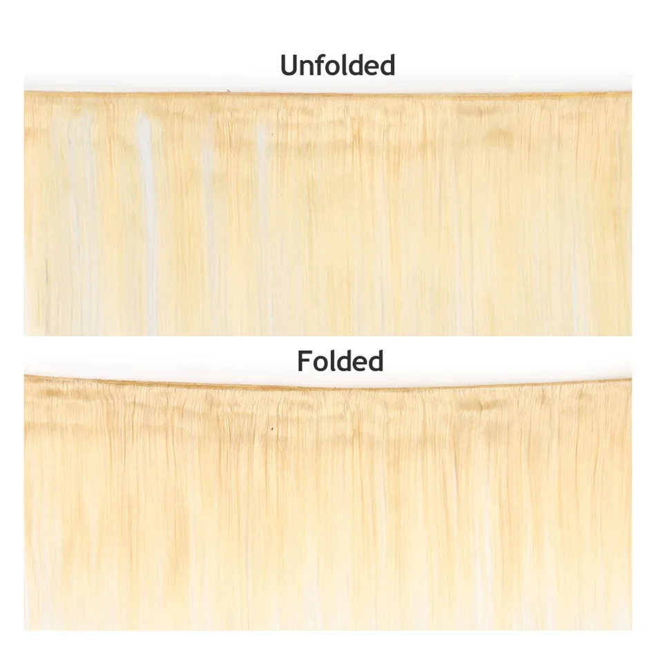 Remy Brazilian Blonde Straight Human Hair Bundles 12a Straight 613 ...