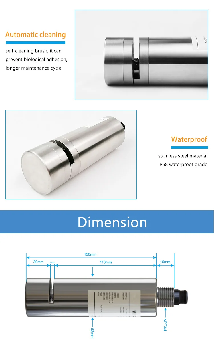 Online Cod Sensor With Rs485 Output & Self-cleaning Probe - Oem