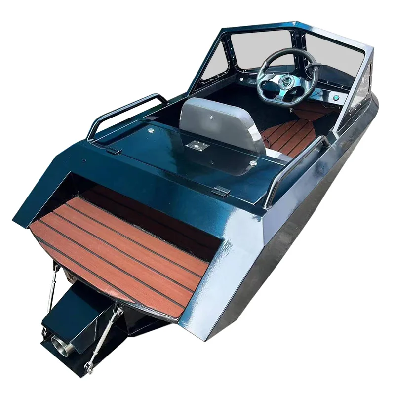 Cheap personal waterplay crafts Aluminum Car Boat with motor Engine ...