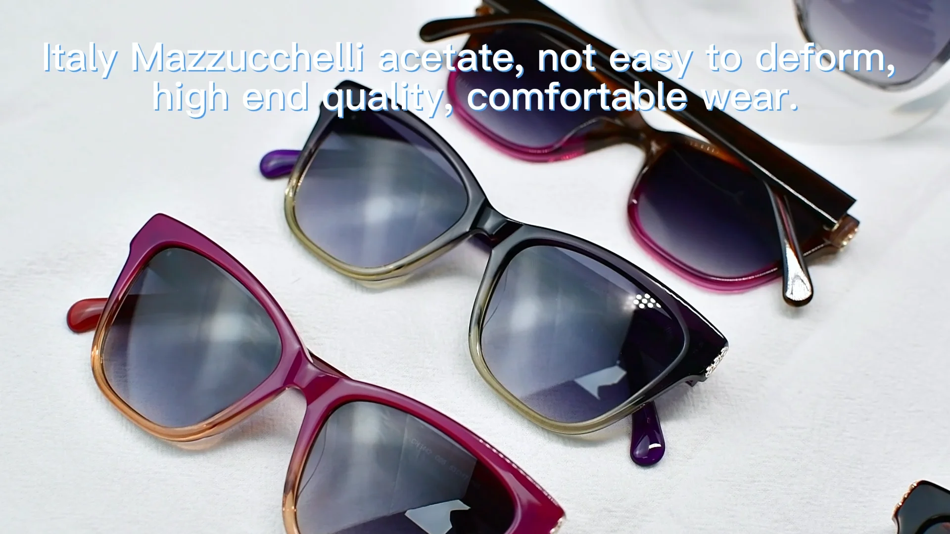 New Trendy Designer Diamonds Cat Eye Spectacle Optical Frames Acetate ...