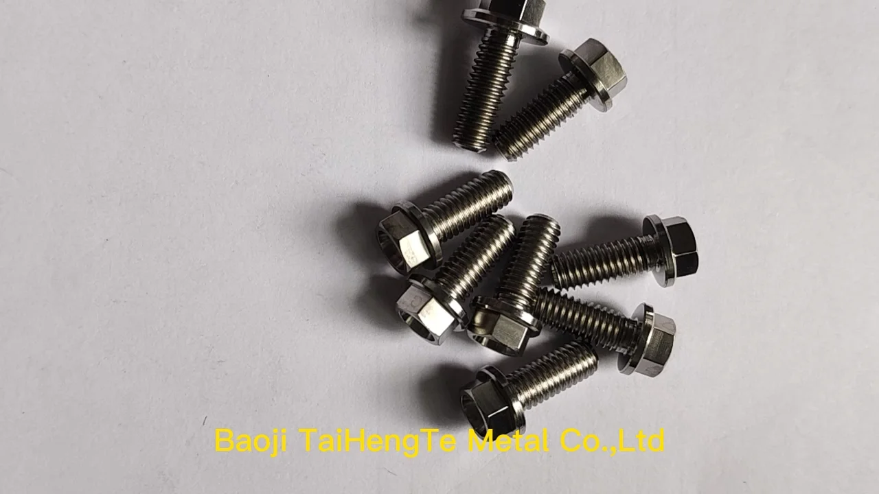 Custom M10 M5 M6 M8 Allen Head Screws On Sale Flange Hex Head Bolt Titanium Motor Bolt Hex ...