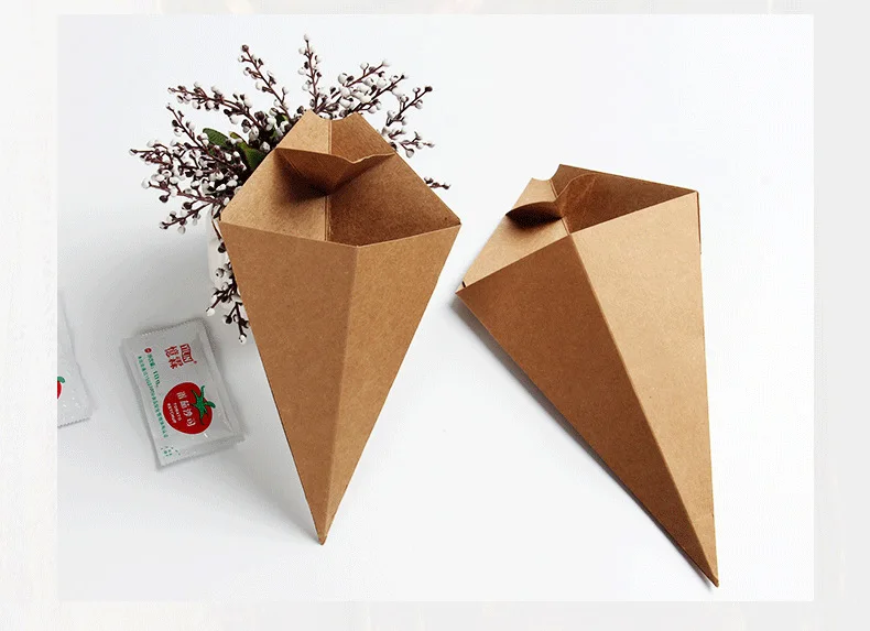 일회용 사용자 정의 테이크 아웃 패스트 푸드 골판지 감자 튀김 종이 콘 소스 트레이 Buy 튀김 종이 콘프렌치 프라이 컵감자 튀김 포장 상자 Product On