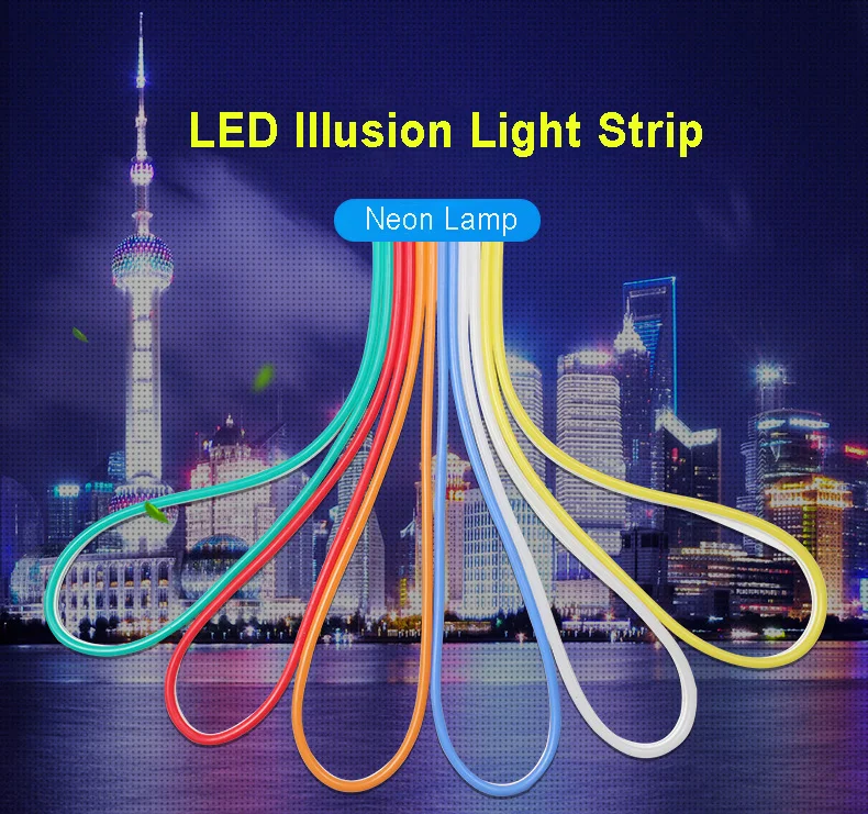 Customized 12v Single Color Neon Light With Outdoor Waterproof Led ...