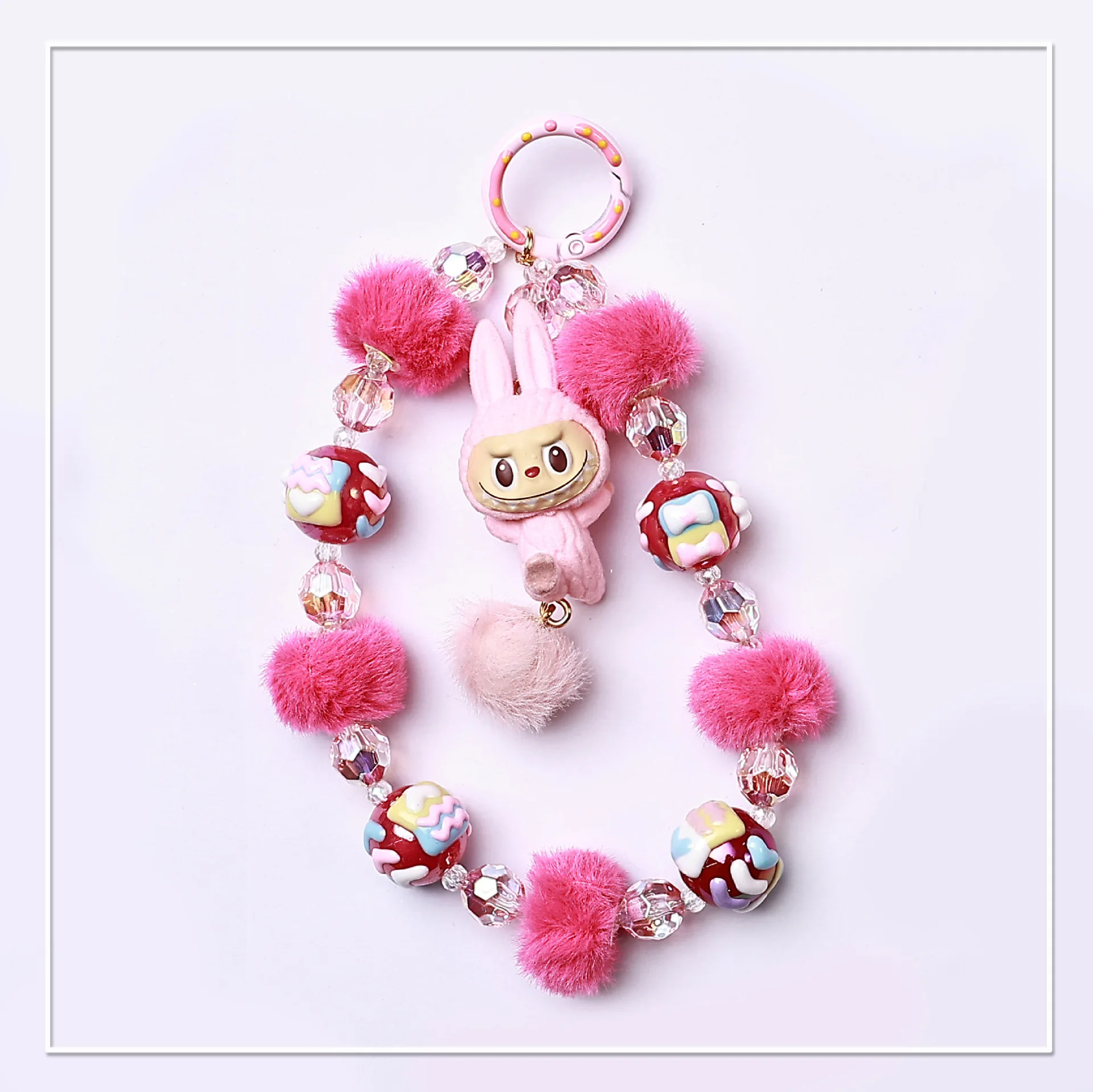 Labubu Pop Mart Labubu Bracelets Labubu Phone Charm Bag Accessoires for ...