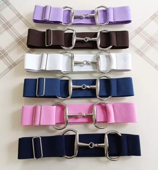 Ready To Ship 180 Colors 1.5 Inch Apparel Equestrian Elastic Belt With ...
