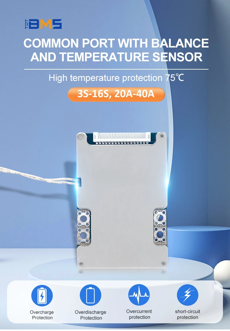 48v Bms 13s 18650 Li-ion Battery 13s 40a Smart Bms Tdt Fr-4 Hasl Other ...