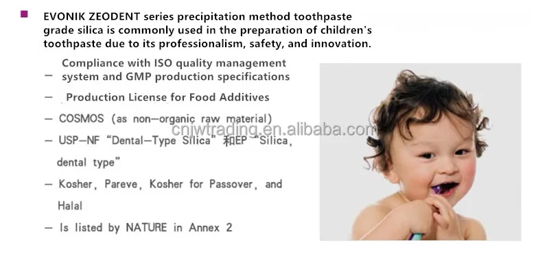 牙膏用水合二氧化硅ZEODENT115，高透明度，中摩擦ZEODENT115沉淀法二氧化硅ZEO| Alibaba.com
